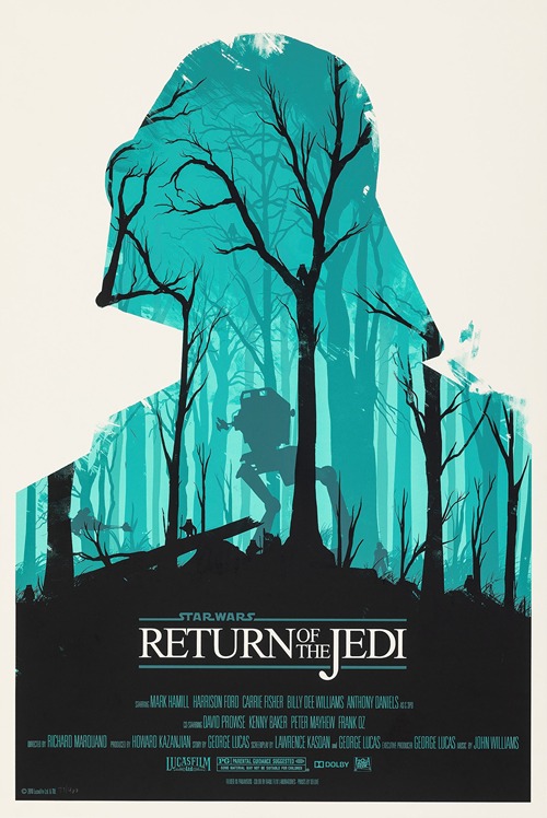 Olly Moss Princess Mononoke Poster