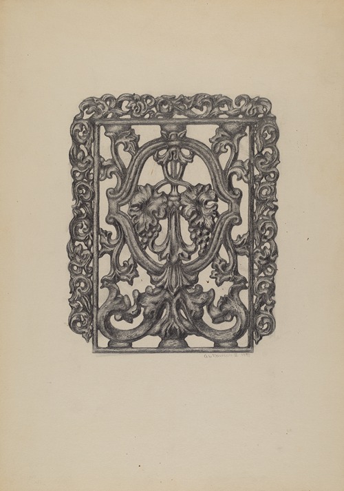 General Cass Table by Eugene Croe - Artvee