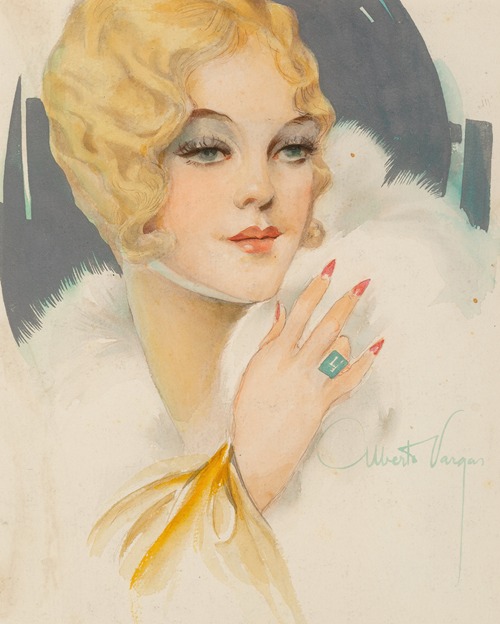 First Love by Alberto Vargas - Artvee
