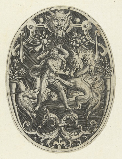 The Deeds of Hercules in grotesques - Artvee