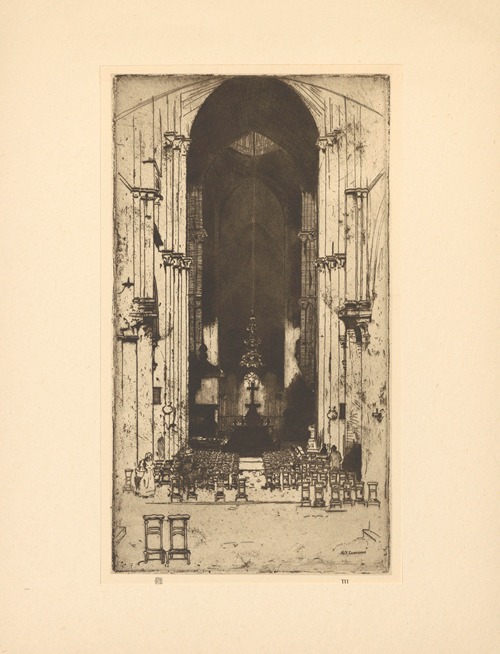 Modern Masters of Etching - David Young Cameron - Artvee