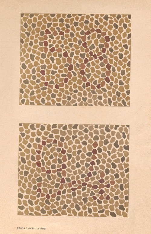 Stilling's pseudo-isochromatic plates for testing color perception - Artvee