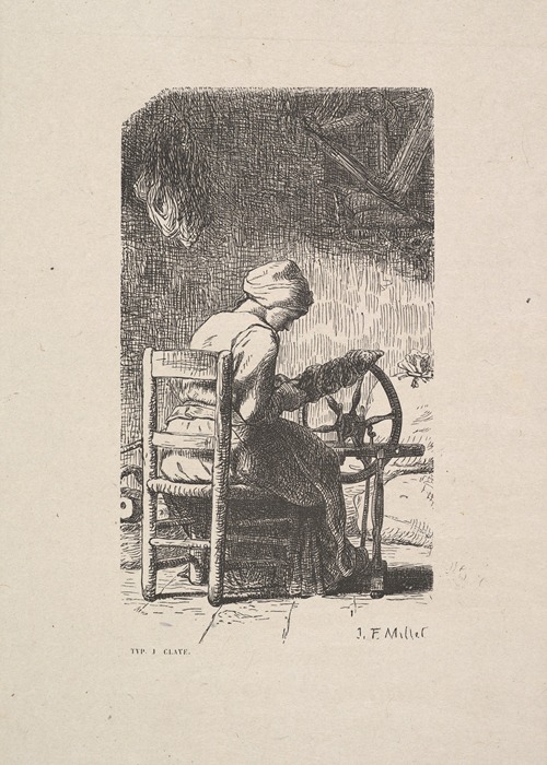 Woodcuts after Millet - Artvee