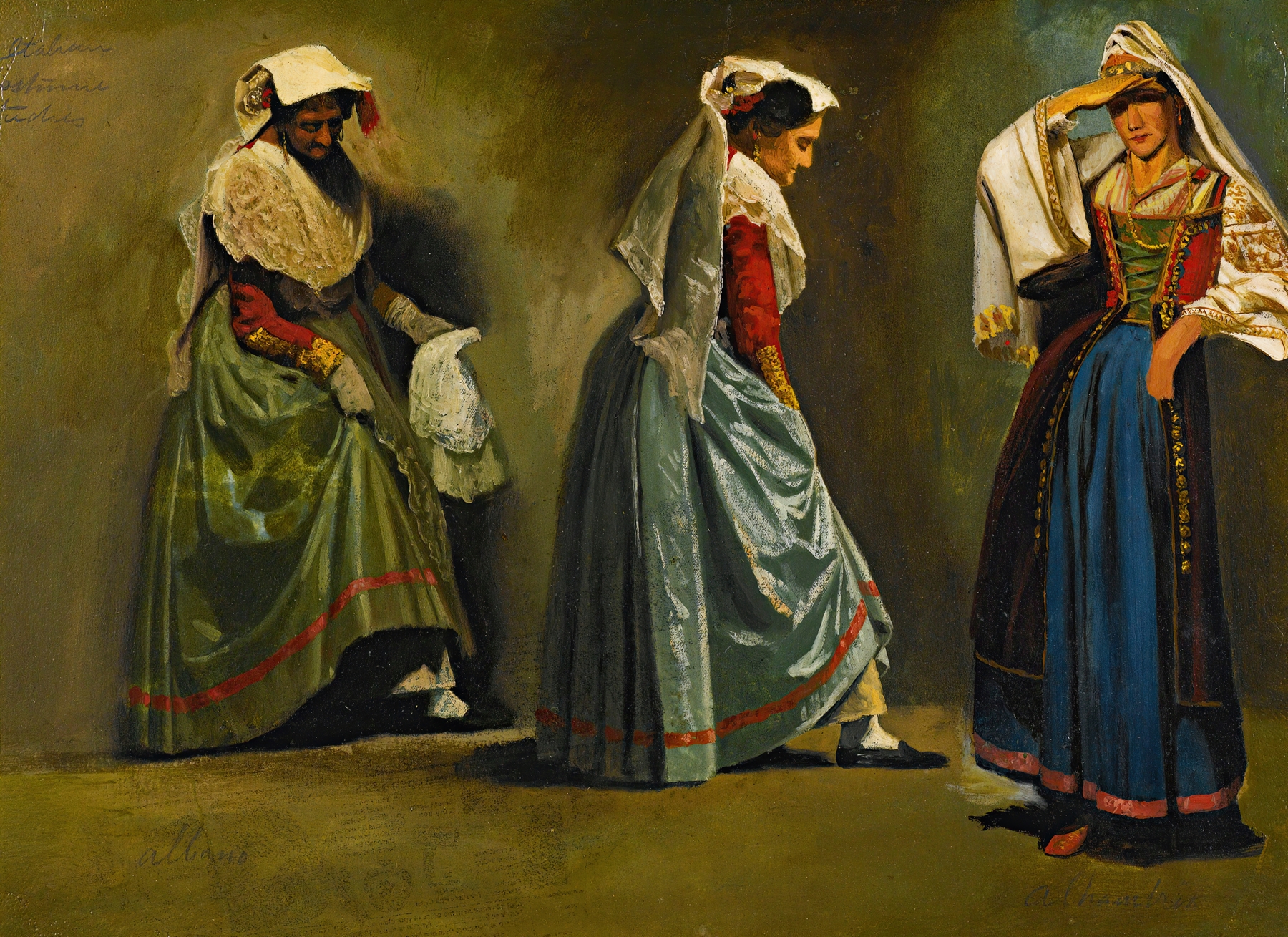 Italian Costume Studies - Artvee