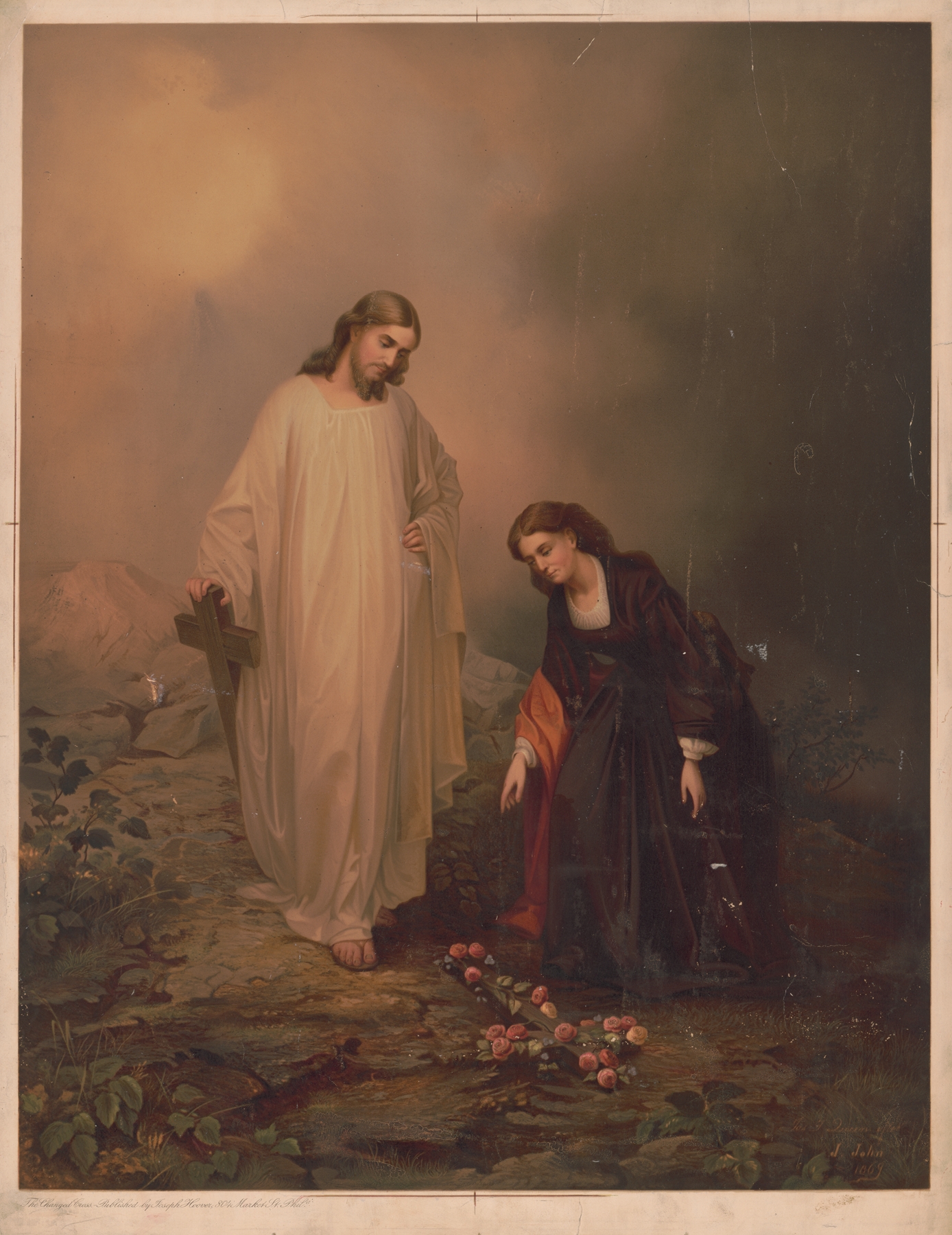 The changed cross - Artvee