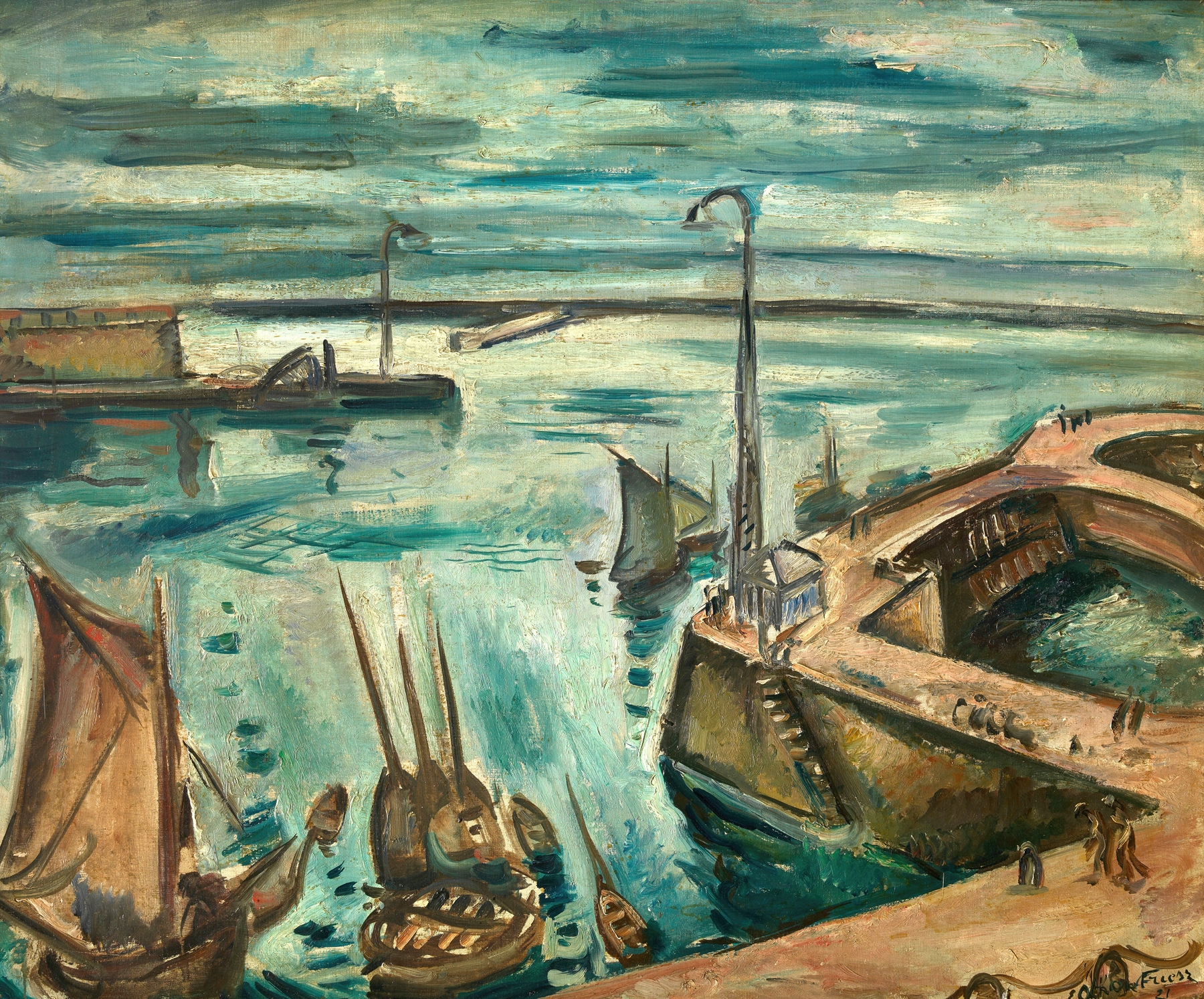 The Harbour of Le Havre - Artvee