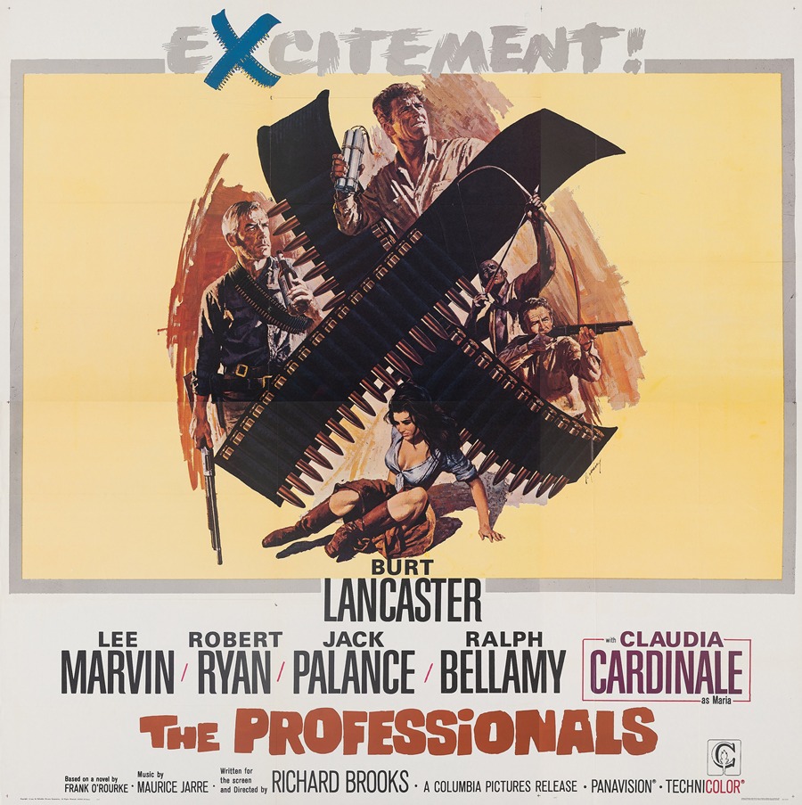 The Professionals 1966 Poster