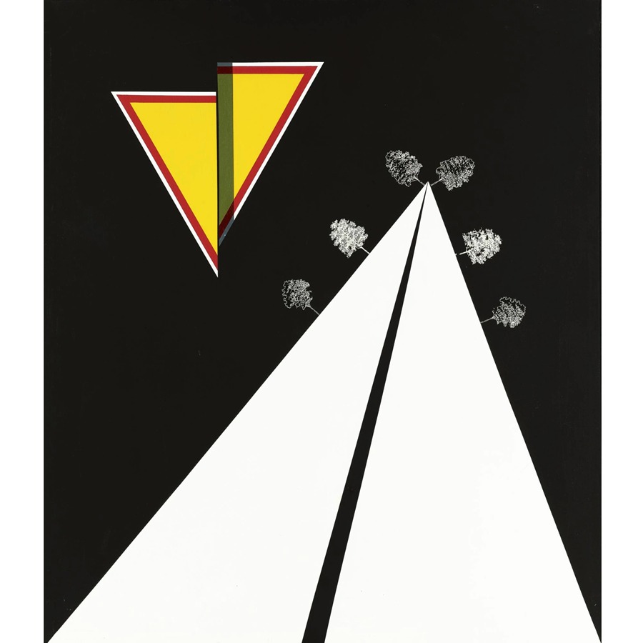 Landscape by Allan D'Arcangelo - Artvee