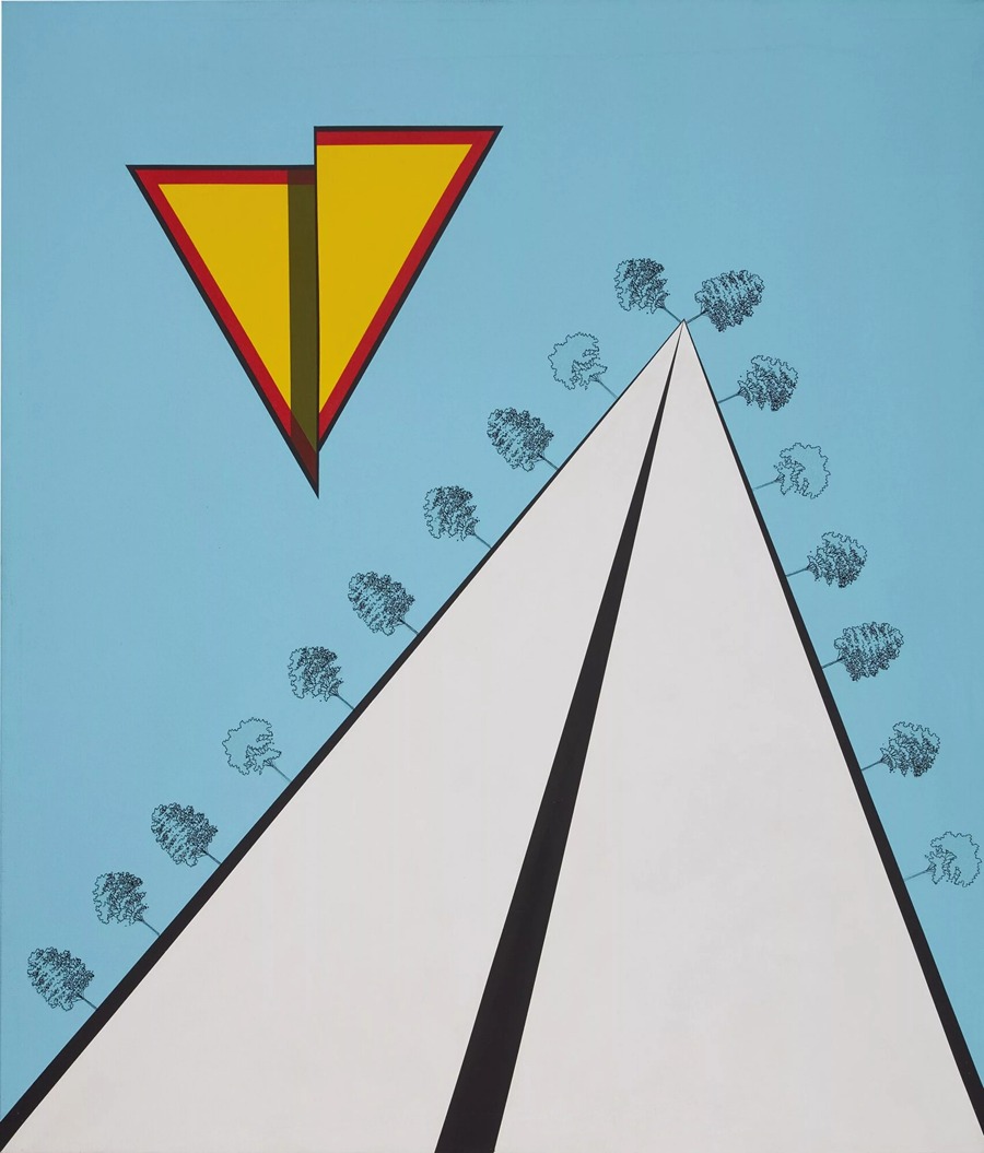 Landscape by Allan D'Arcangelo - Artvee