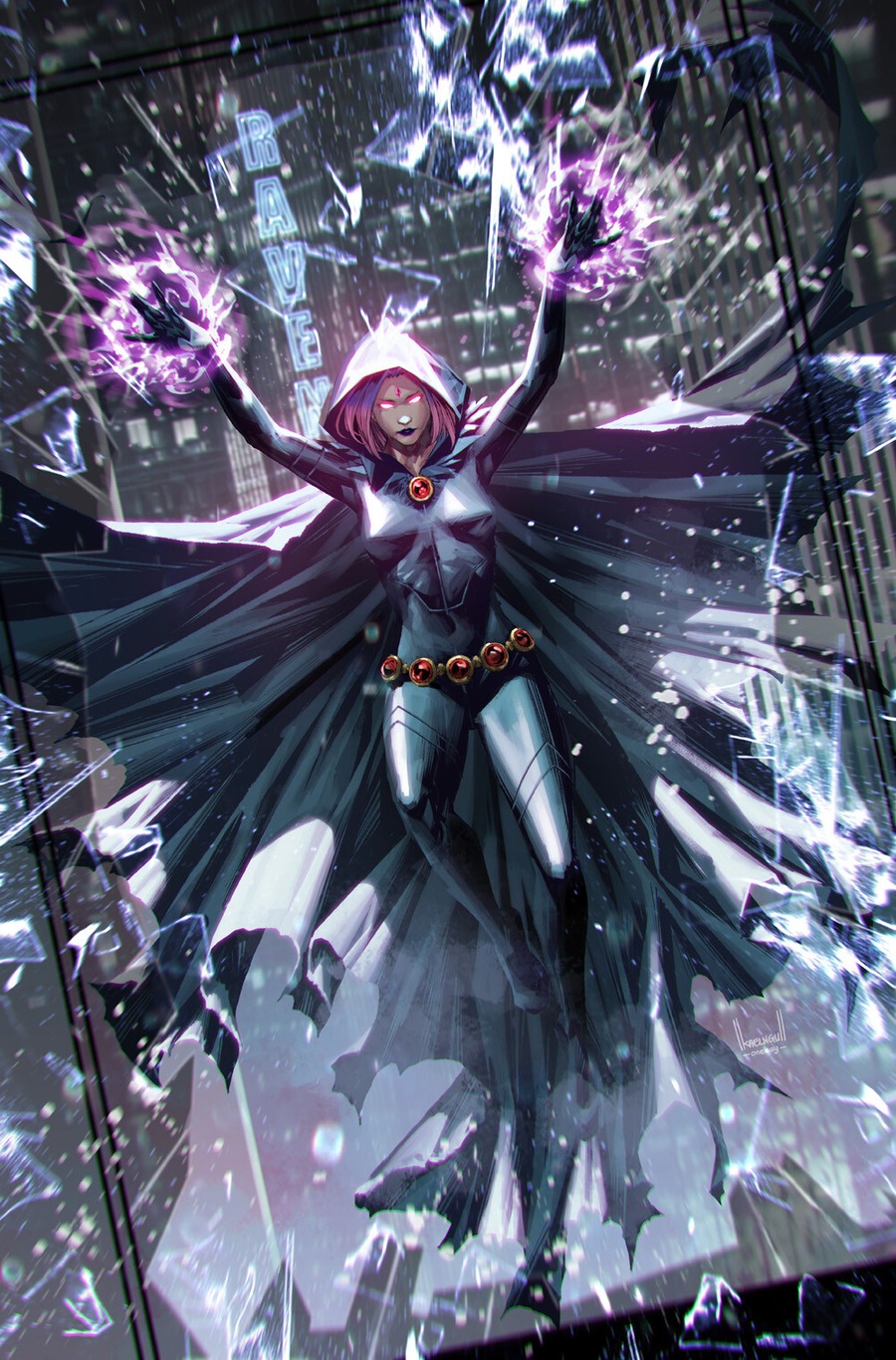 Raven Injustice Concept Art