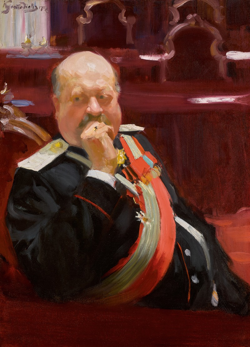 Portrait of Count Alexei Pavlovich Ignatiev - Artvee