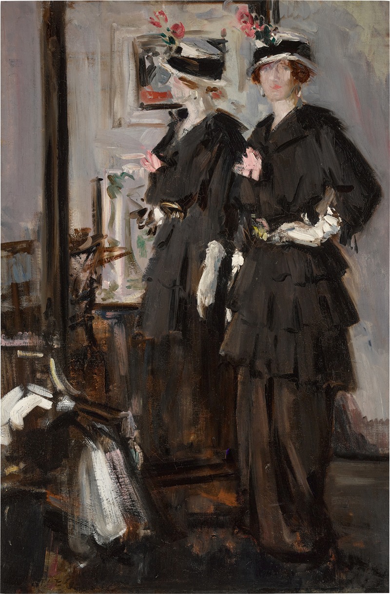 The Cheval Glass - Artvee