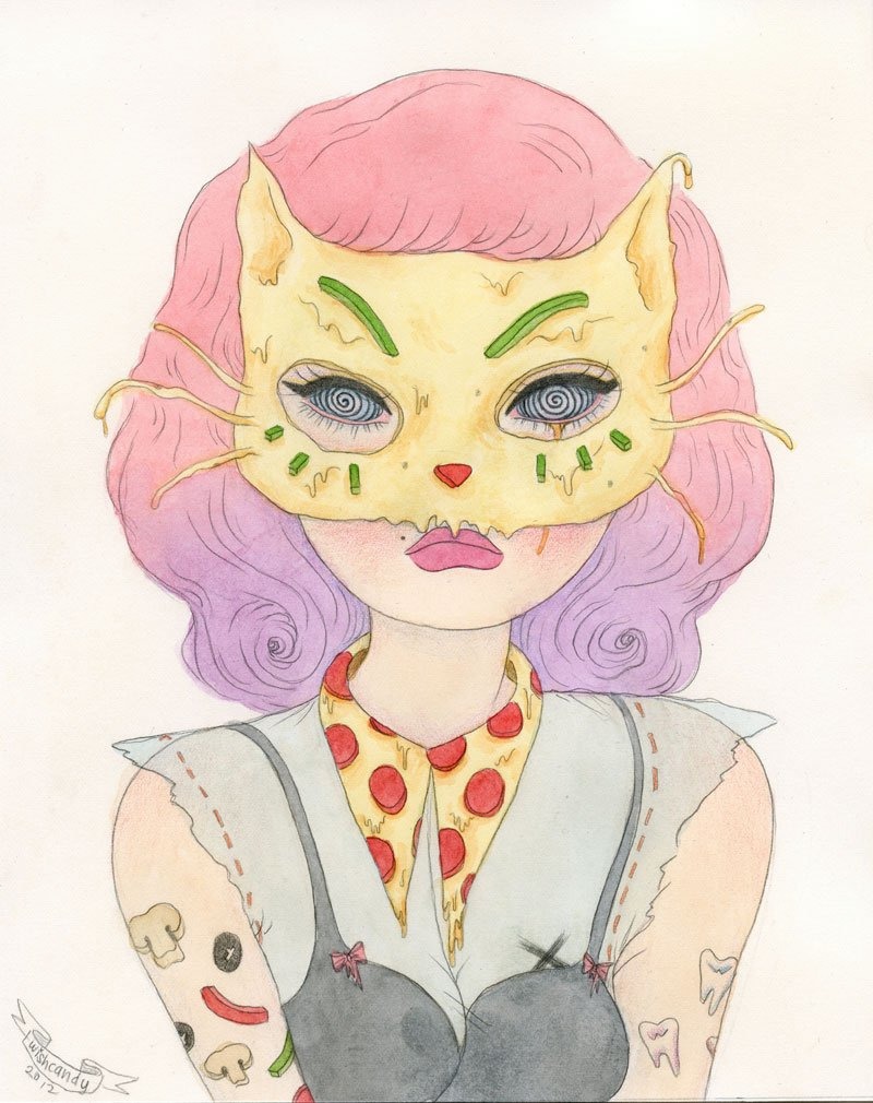 pizza whipped by Sashiko Yuen (Wishcandy) - Artvee