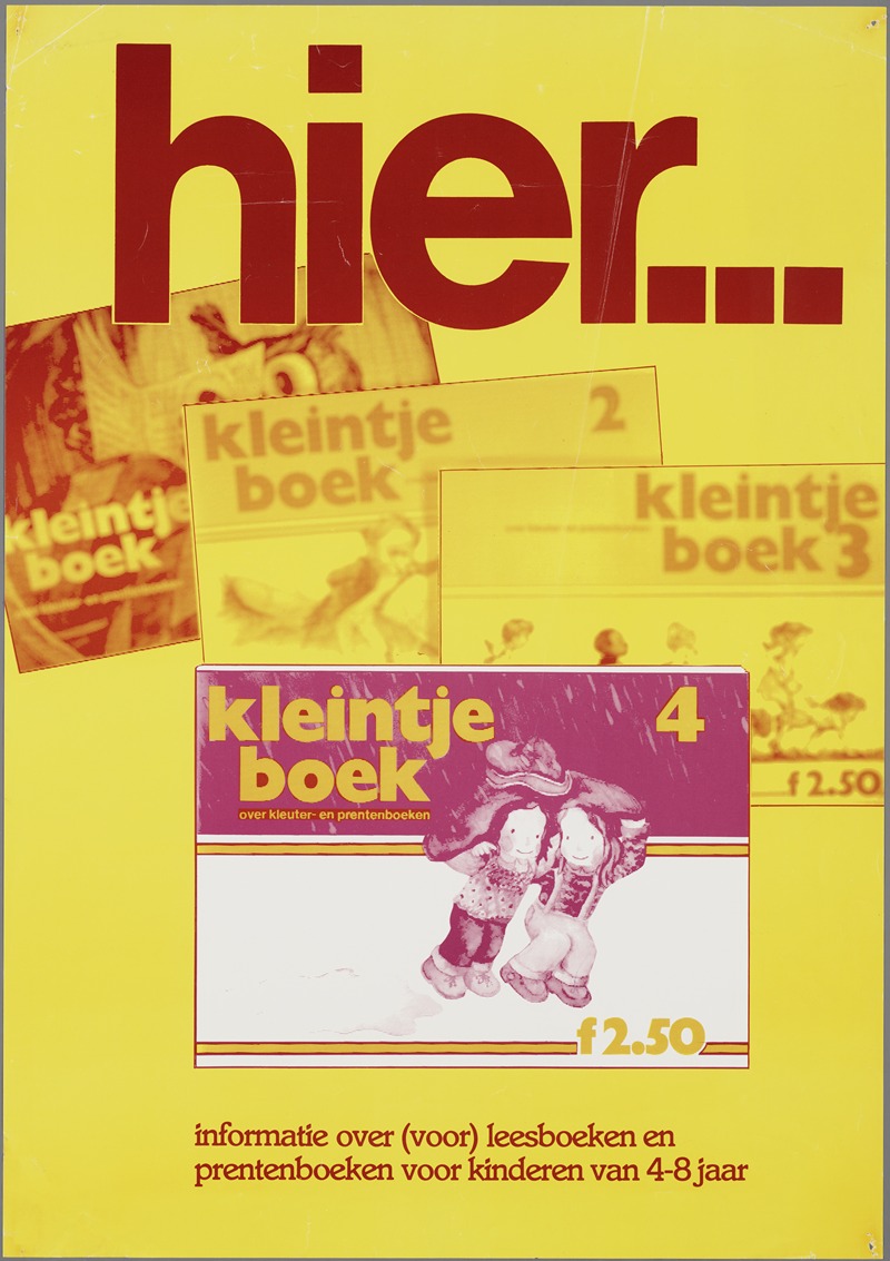 hier … kleintje boek 4; informatie over (voor)leesboeken en ...