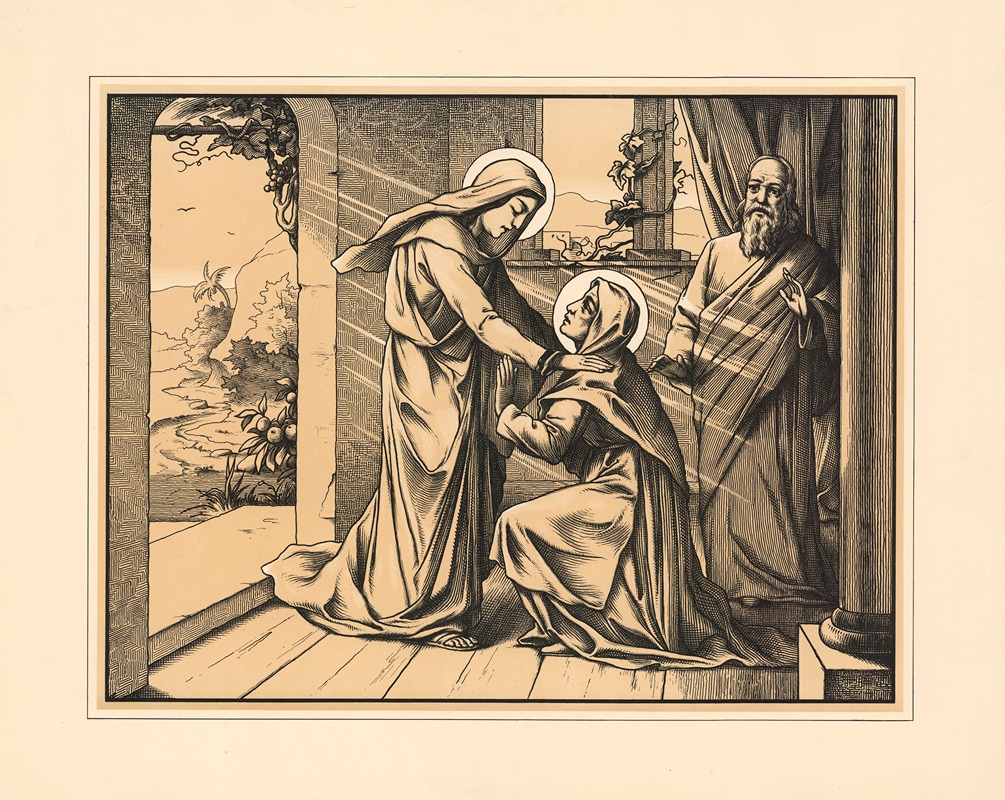 Mary and Elizabeth - Artvee