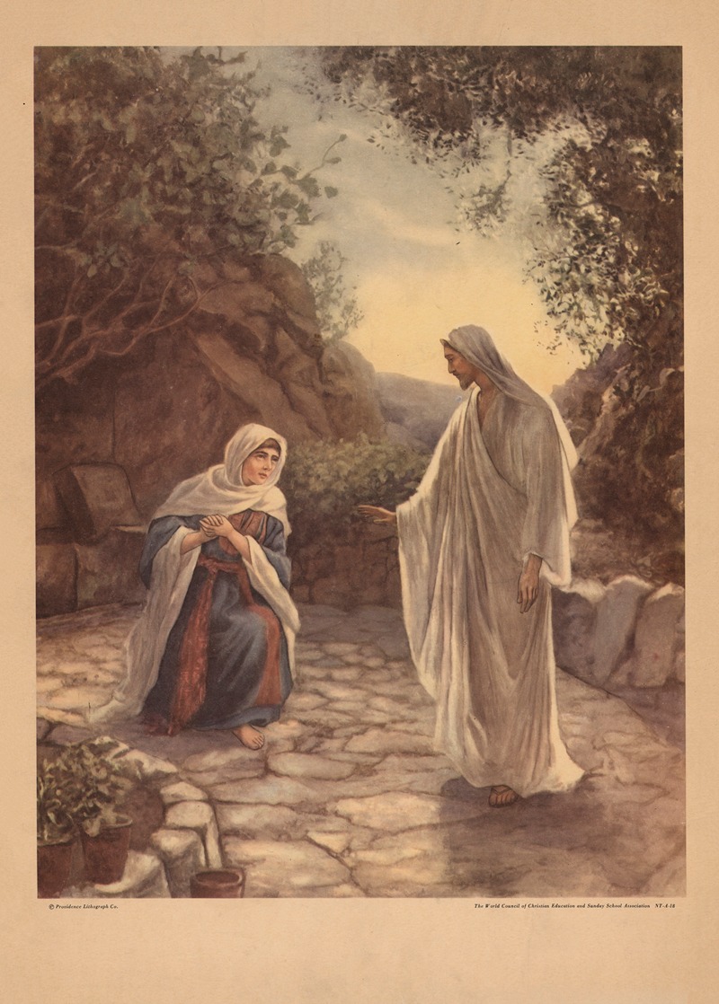 The Risen Jesus and Mary - Artvee