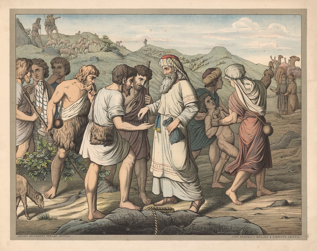 Joseph is sold by his brothers - Artvee