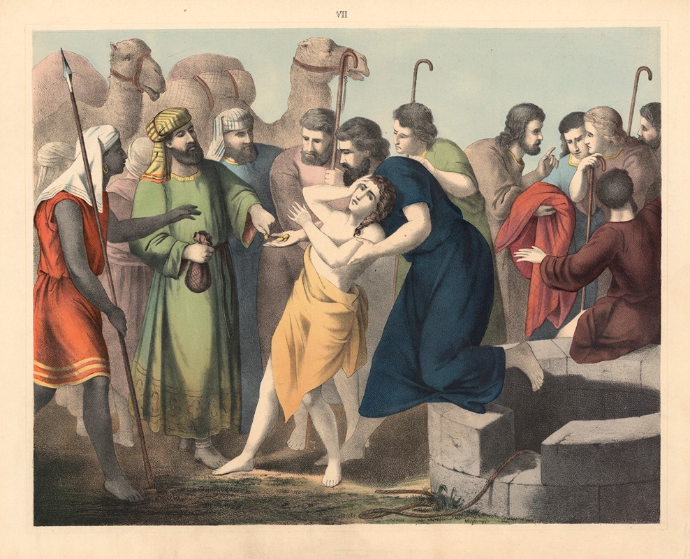 Joseph is sold by his brothers - Artvee
