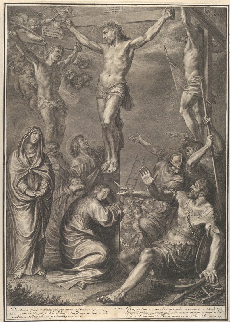 Christ on the Cross Speaks with the Good Prisoner - Artvee