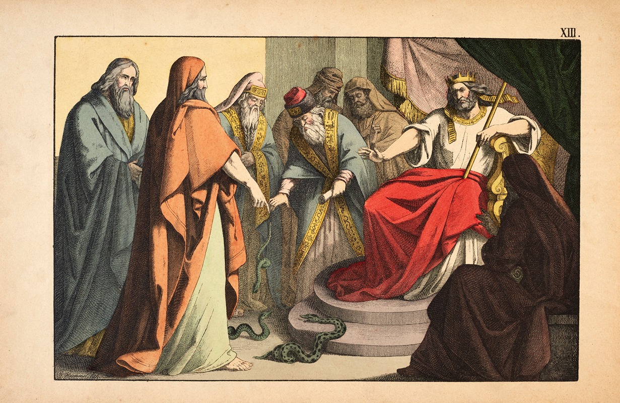 Moses and Aaron before Pharaoh - Artvee