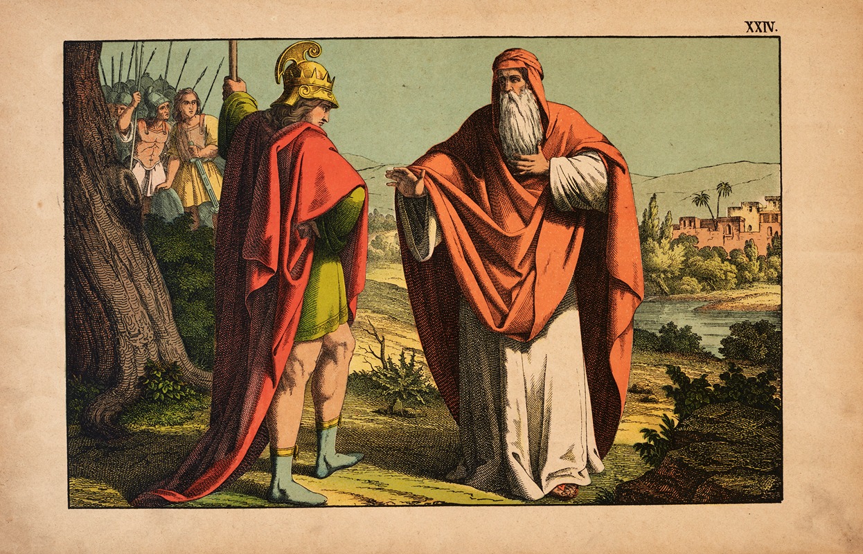 Rehoboam and the Prophet Shemaiah - Artvee