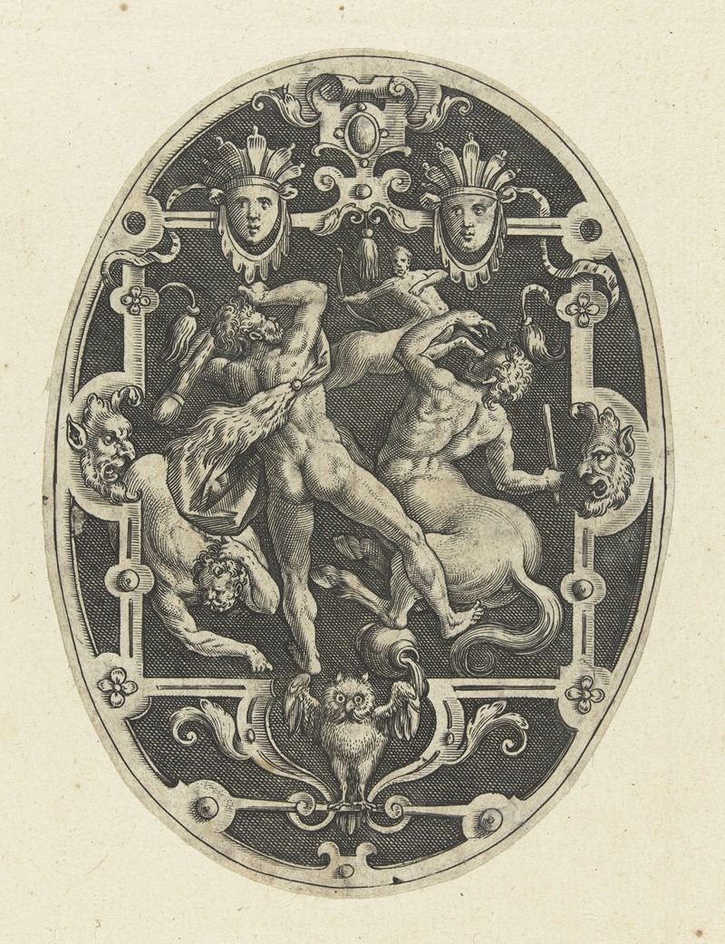 Hercules fighting the centaurs - Artvee