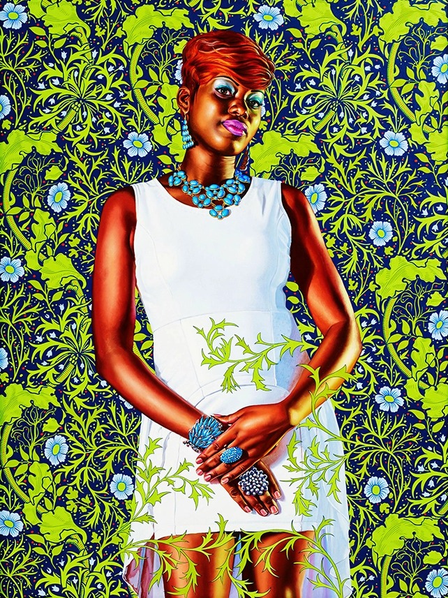 Portrait Of A Lady by Kehinde Wiley - Artvee