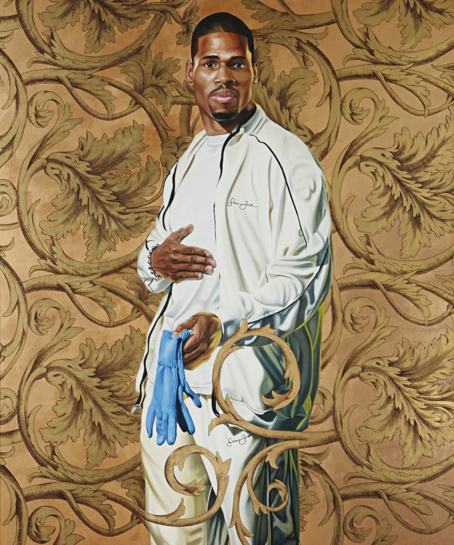 Portrait Of A Lady by Kehinde Wiley - Artvee