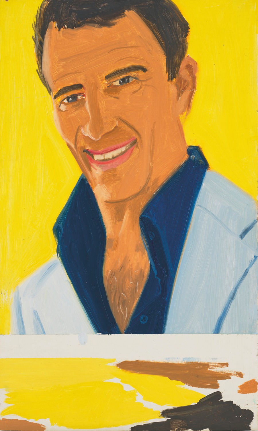 Self-Portrait by Alex Katz - Artvee