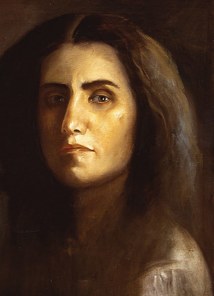 Self Portrait by Afifa Aleiby - Artvee