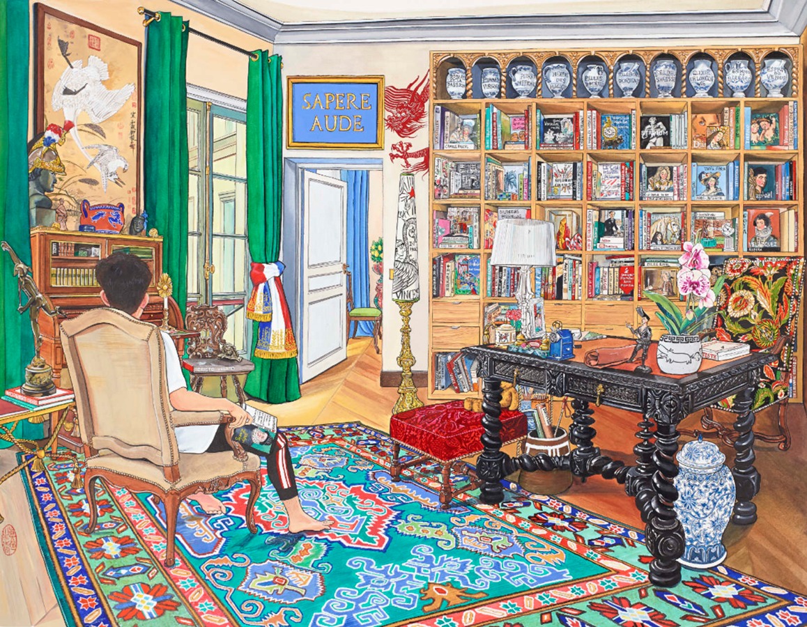 Autoportrait by Dorian Guo - Artvee