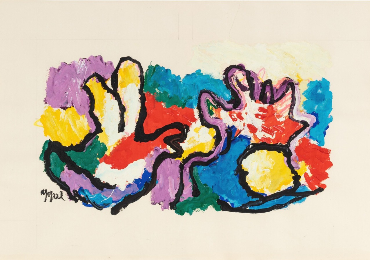 Untitled by Karel Appel - Artvee