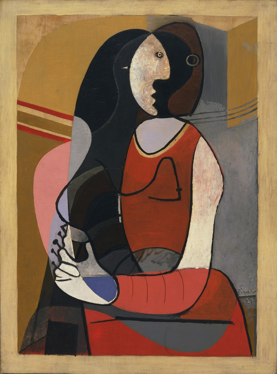 Seated Woman by - Artvee