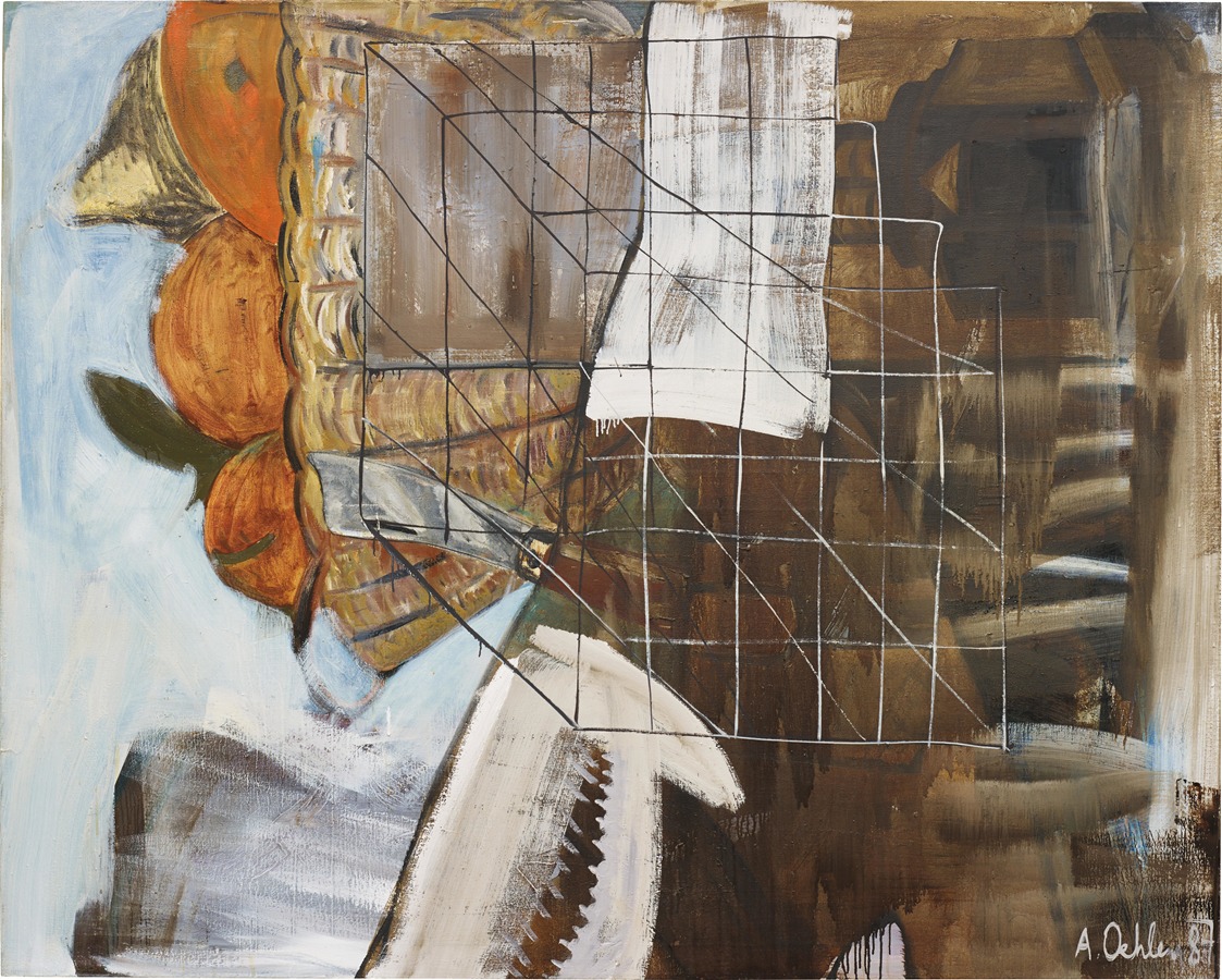 Landschaft by Albert Oehlen - Artvee