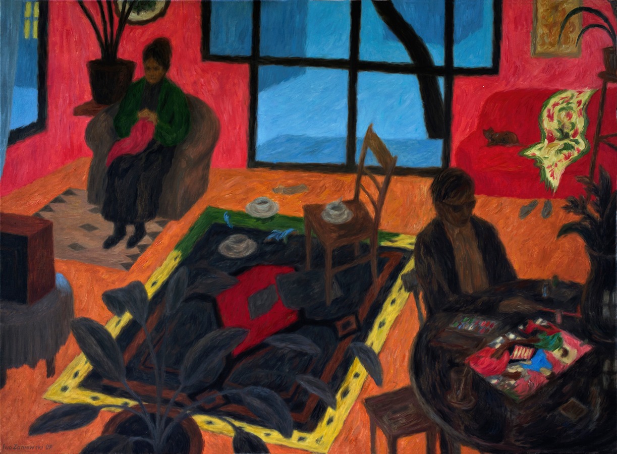 Winter Evening by - Artvee