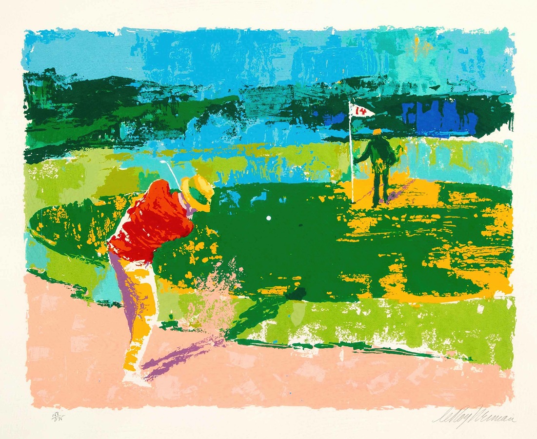 Golf by LeRoy Neiman - Artvee