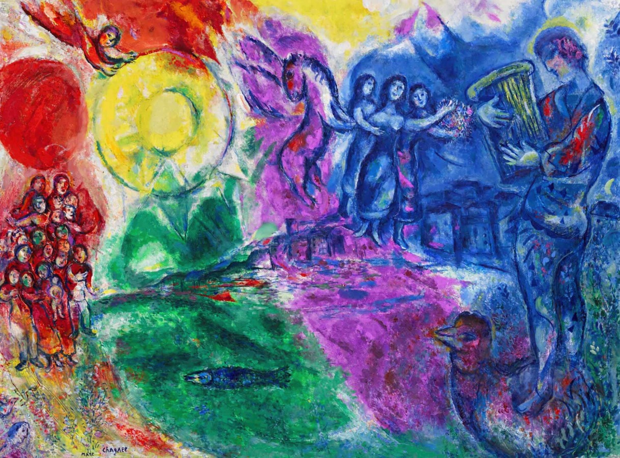 Orphée by Marc Chagall - Artvee