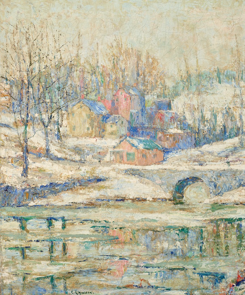 Tibbett’s Creek—Winter - Artvee