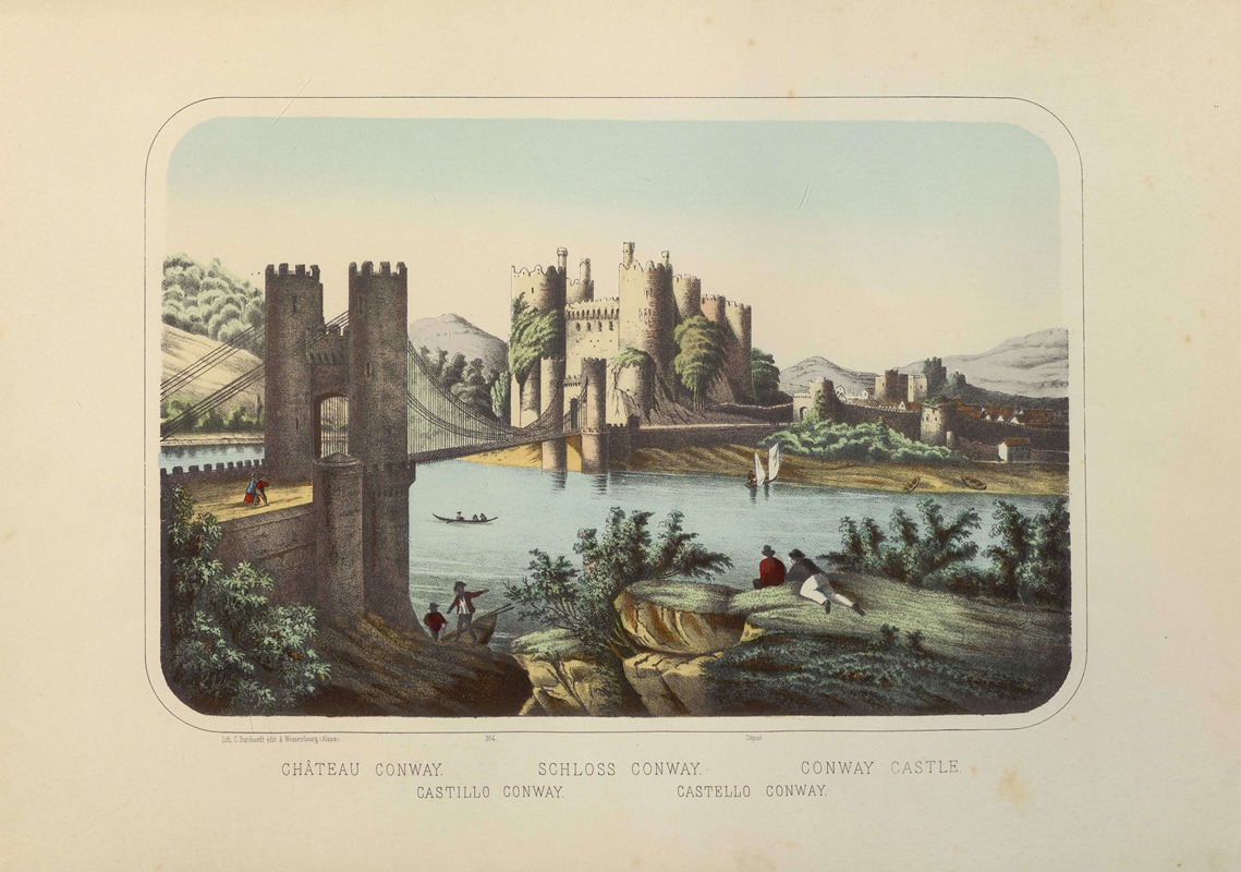 Conway Castle - Artvee