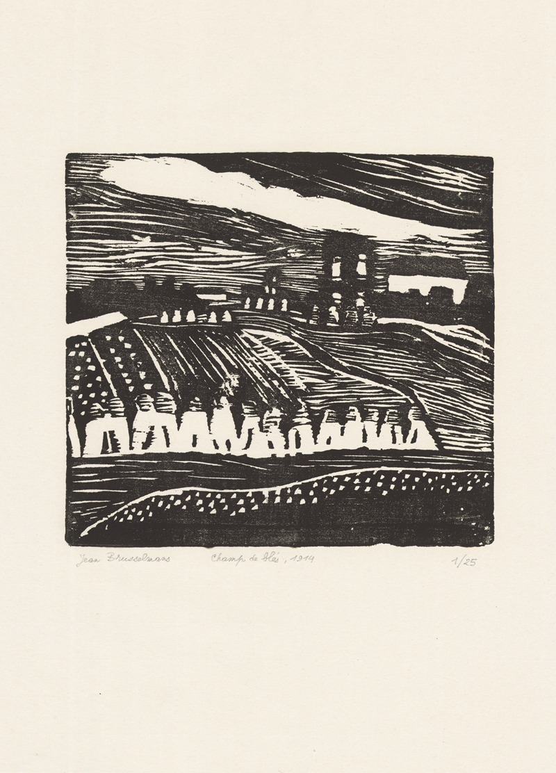 Wheat field - Artvee