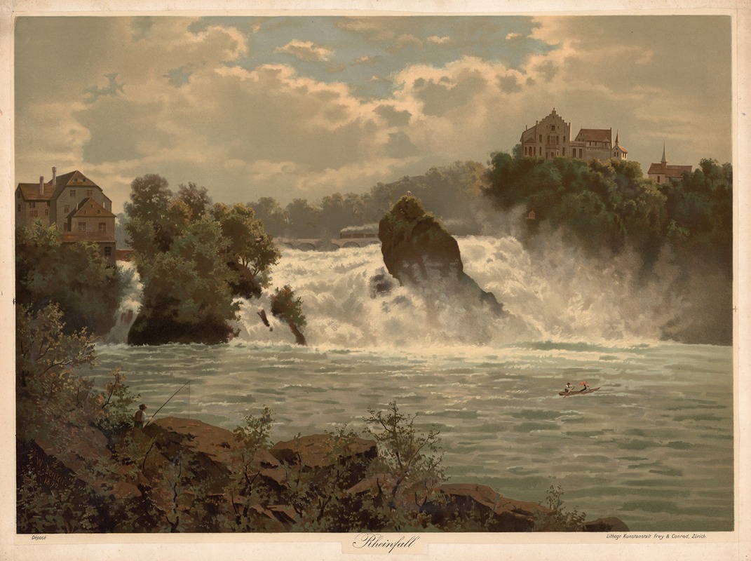 Rheinfall - Artvee