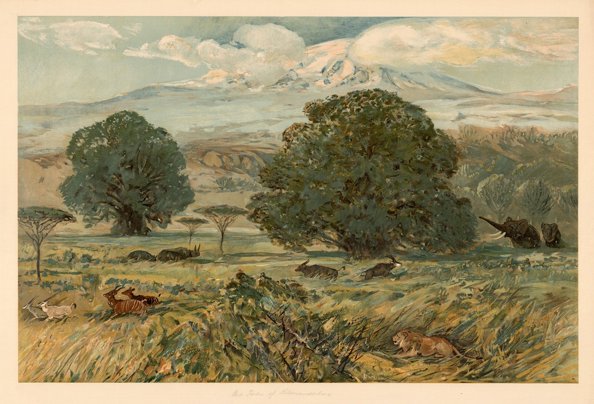 At the foot of Kilimanjaro - Artvee