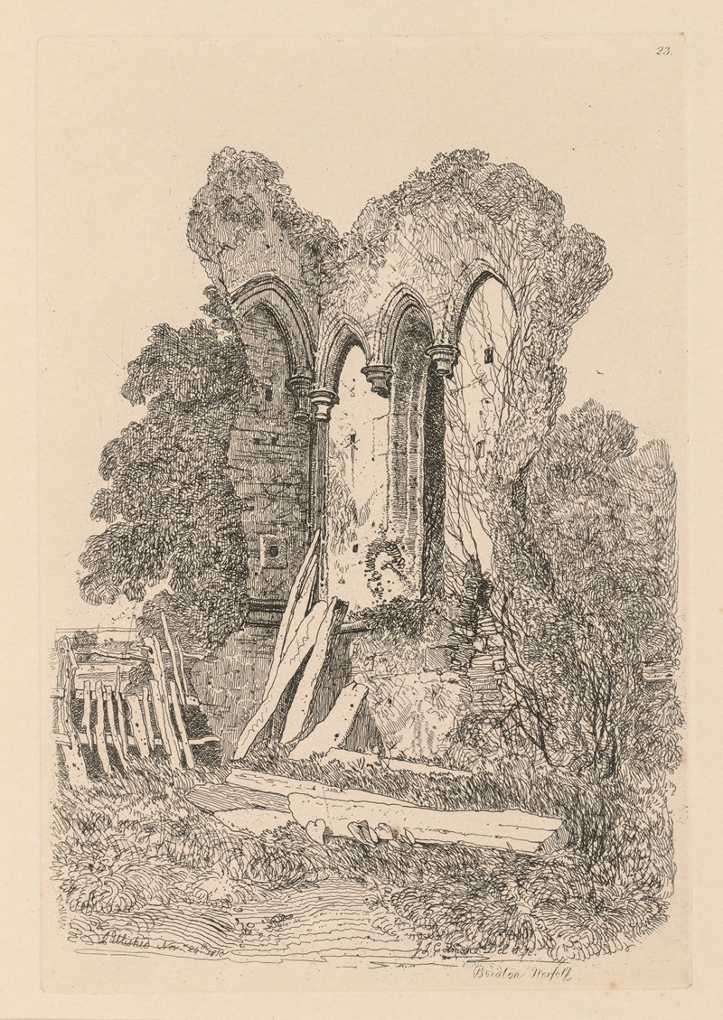 Ruins at Beeston, Norfolk; No. 3 - Artvee