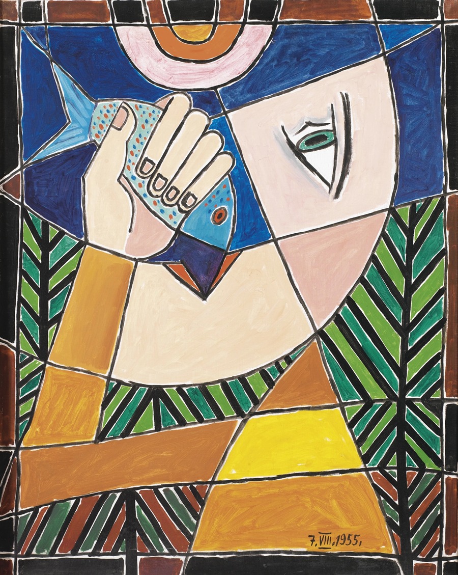 Le Pêcheur by Victor Brauner - Artvee