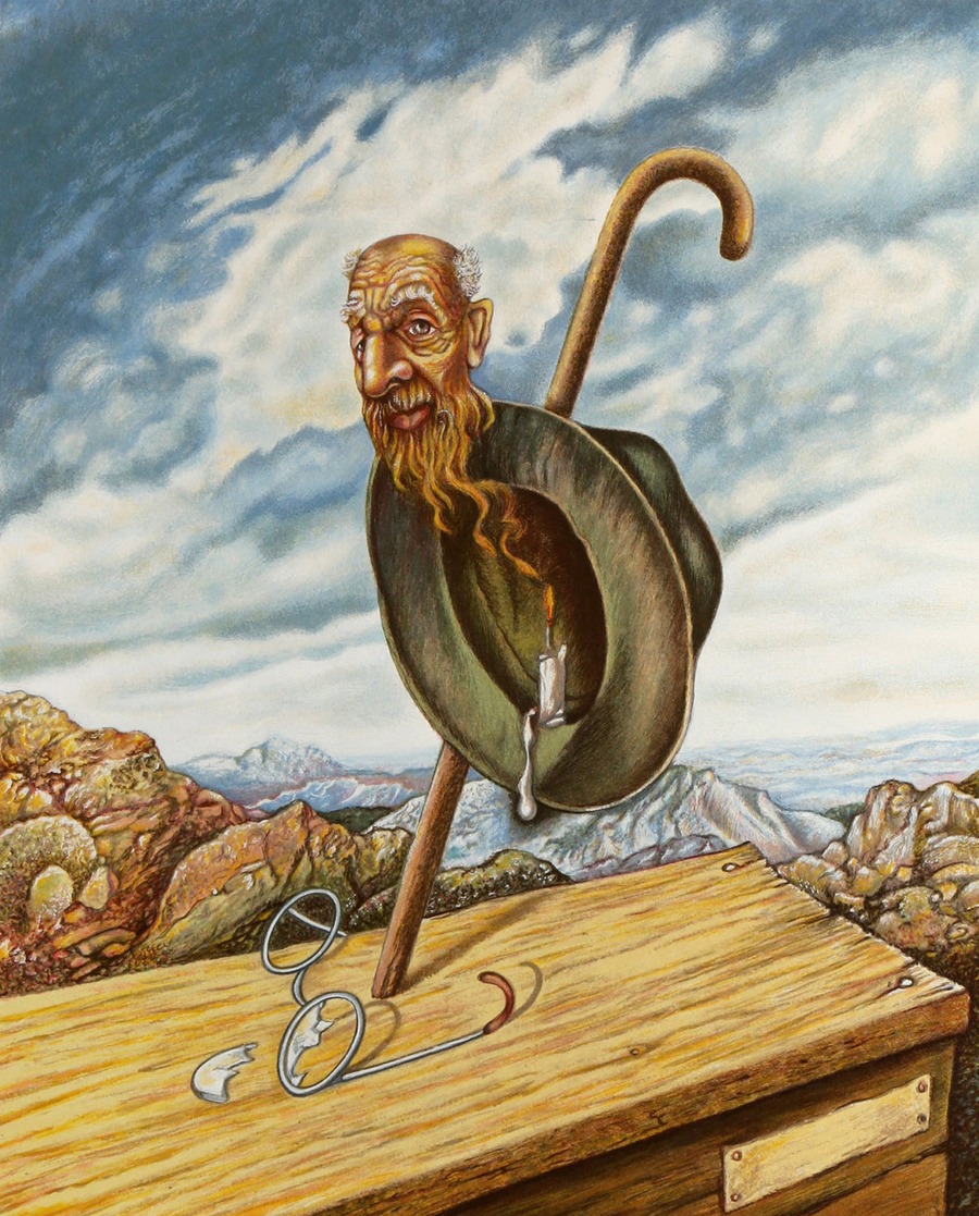 Old Age by Israel Rubinstein - Artvee