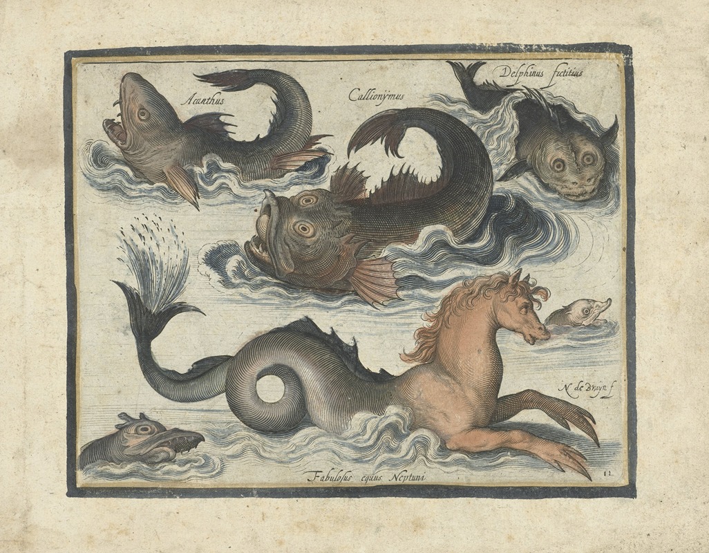 Six mythical sea creatures, including a callionymid, a fictional ...
