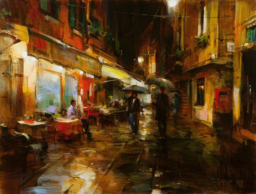 Rain by Dmitri Danish - Artvee