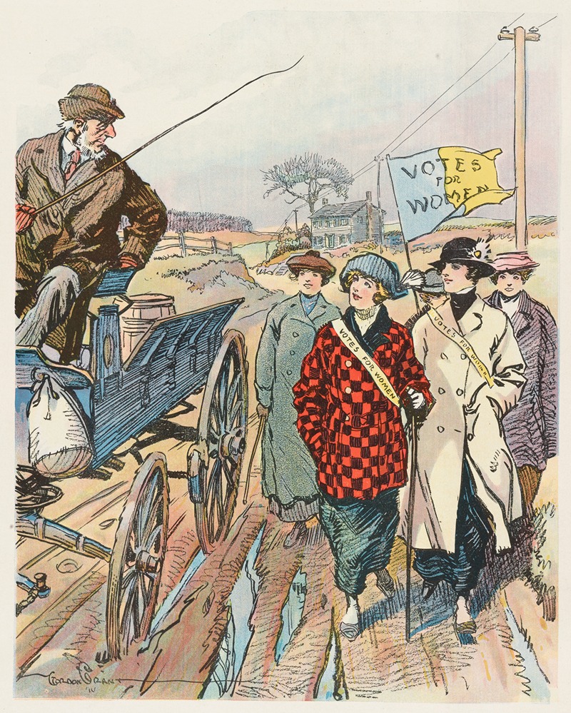 Giddap! by Gordon Grant - Artvee