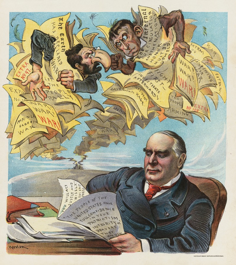 Honor to McKinley! by Udo Keppler - Artvee