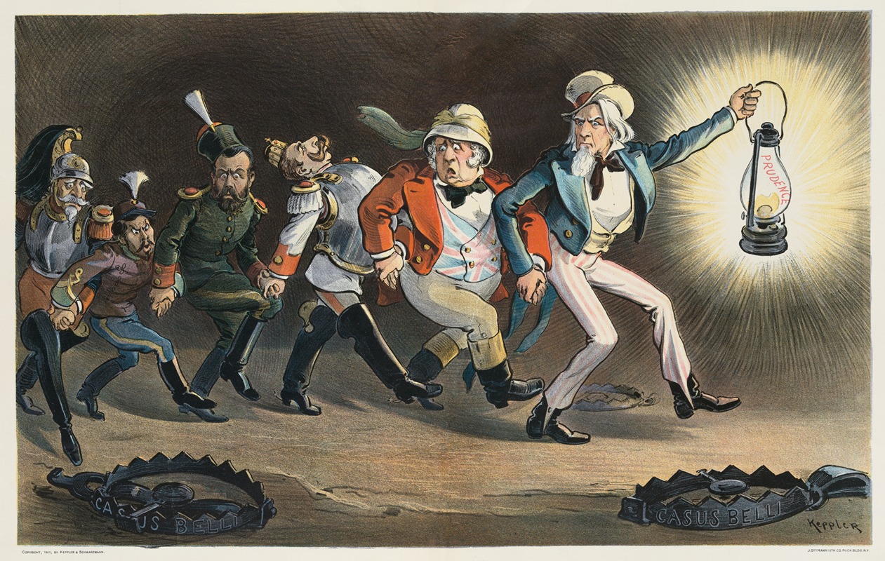 In the Chinese labyrinth by Udo Keppler - Artvee